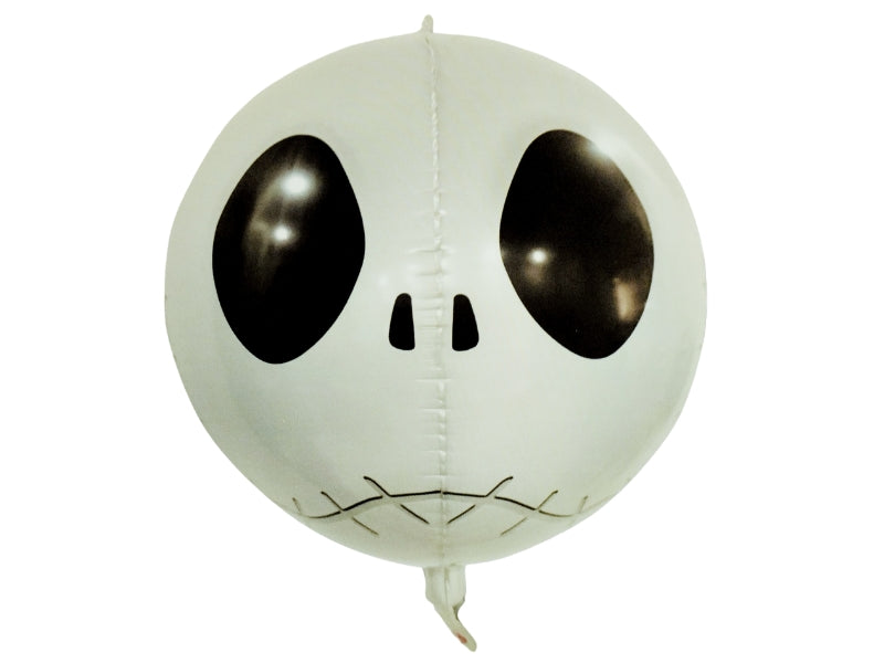 GLOBO FOIL ALIEN PLATA 55 CM — Carnaval